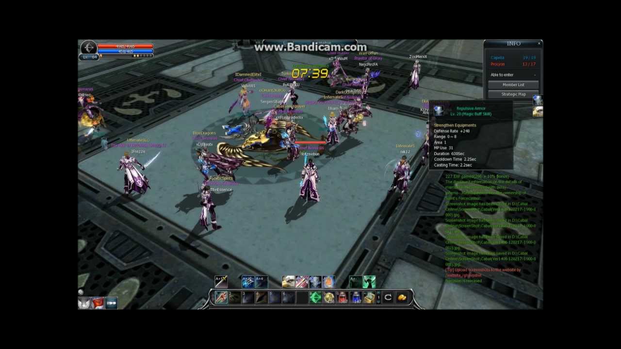 Cabal Online Guild War - Capella VS Procyon HD - YouTube