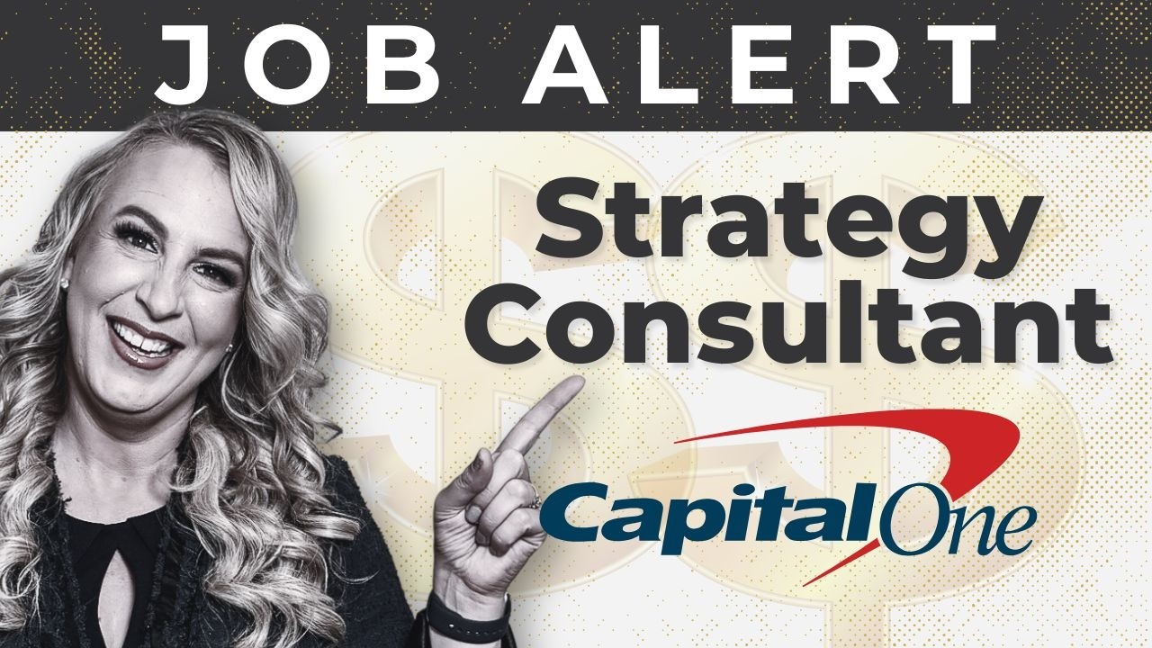 Job Alert: Strategy Associate @ Capital One | $109K+ - YouTube