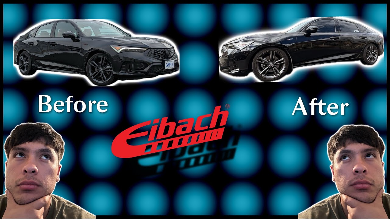 Lowering A 2023 Acura Integra On Eibach Lowering Springs - YouTube