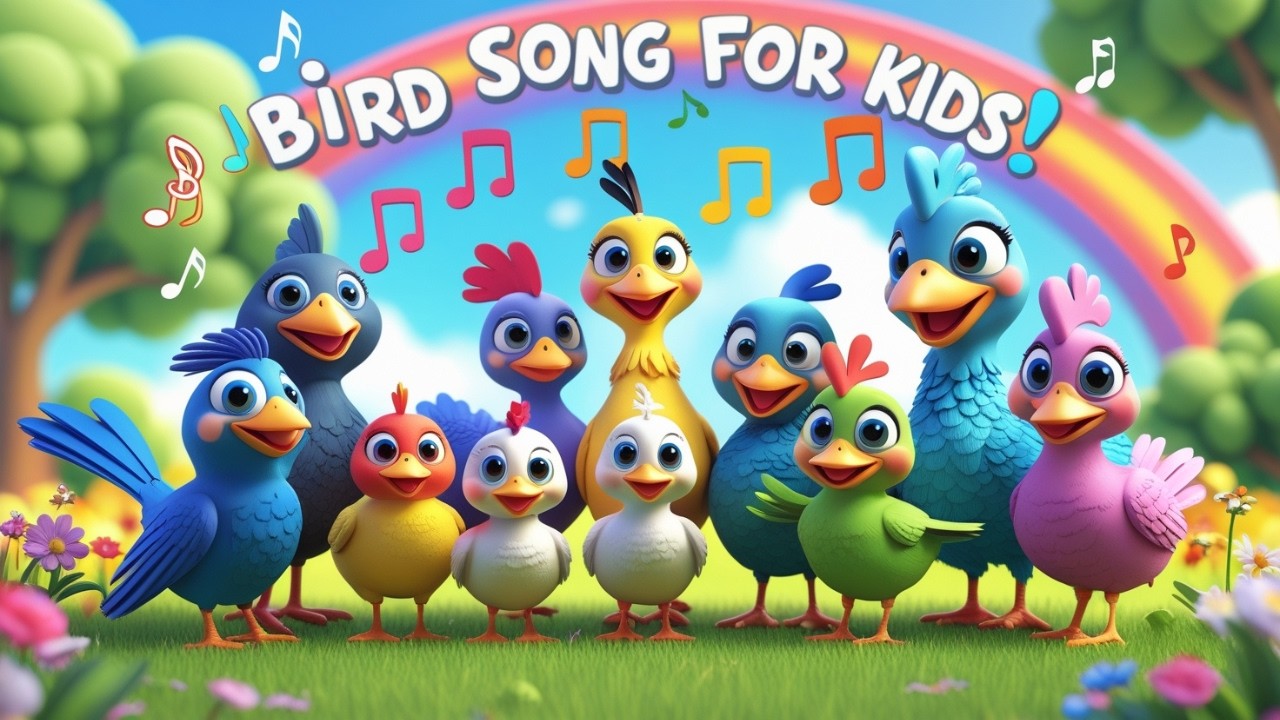 birds birds here and there | Bird Song | Educational & Fun | Eva ...