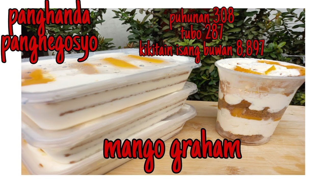 MANGO GRAHAM IN A TUB&CUP/EASY TO PREPARE - YouTube
