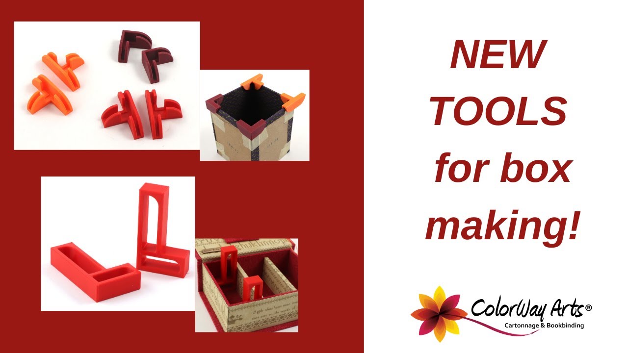 NEW TOOLS available for cartonnage and box making - YouTube