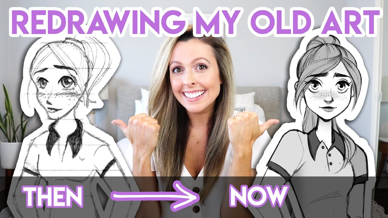 REDRAWING MY OLD ART (SPEEDPAINT) - YouTube