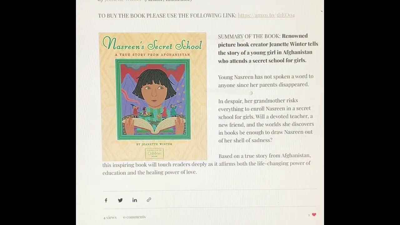 Nasreen's Secret School: A True Story from Afghanistan Hardcover ...