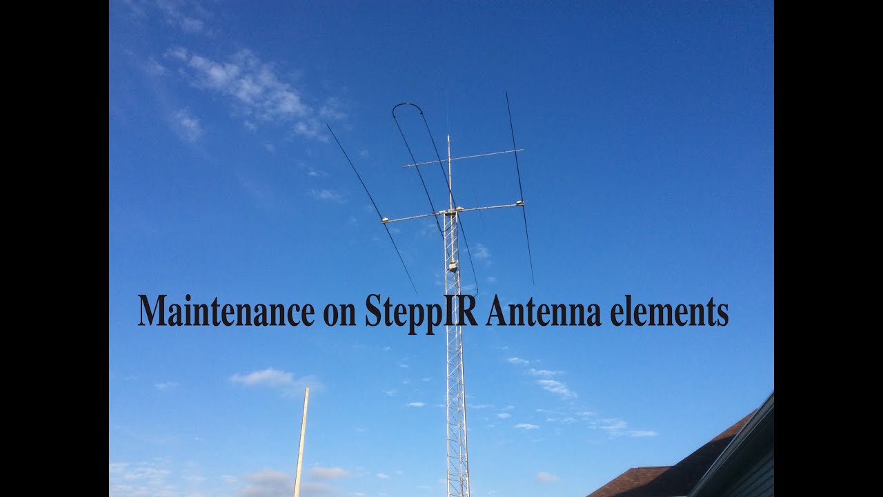 Maintenance on the SteppIR Antenna - YouTube
