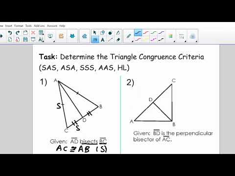 Video 4-2 The Five Triangle Congruence Criteria - YouTube