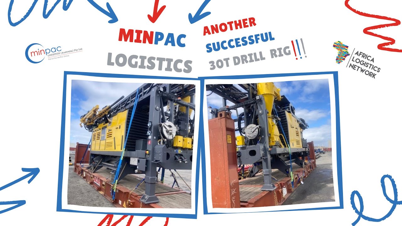 MINPAC LOGISTICS - Another successful 30T drill rig - YouTube