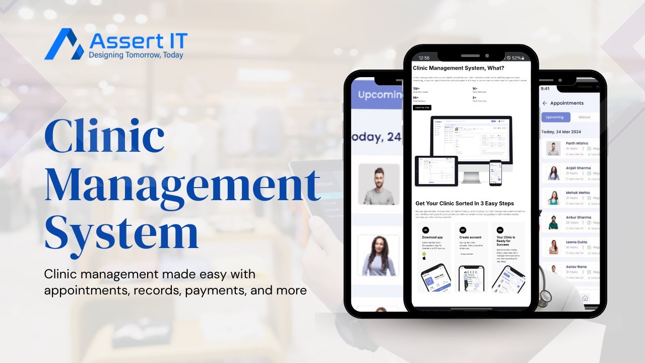 Clinic Management App by Assert IT Solutions | Transforming Clinics with Technology! - YouTube