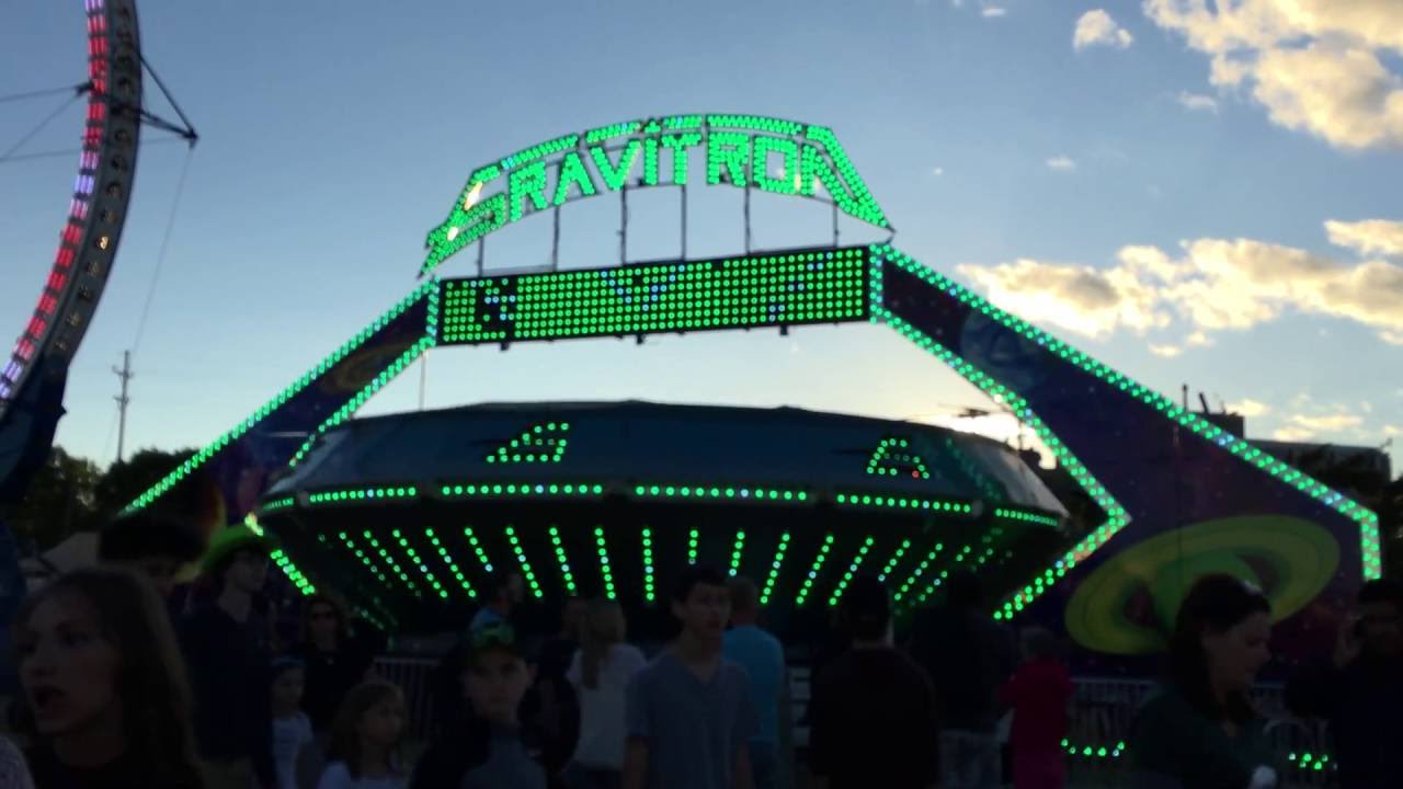 Skerbeck Family Carnival Gravitron - YouTube