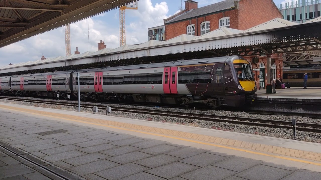 Cross Country Class 170 Departing Nottingham - YouTube