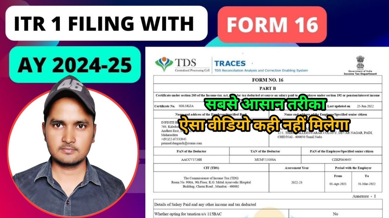 ITR Filing Online 2024-25 For Salary | how to file itr for salaried ...
