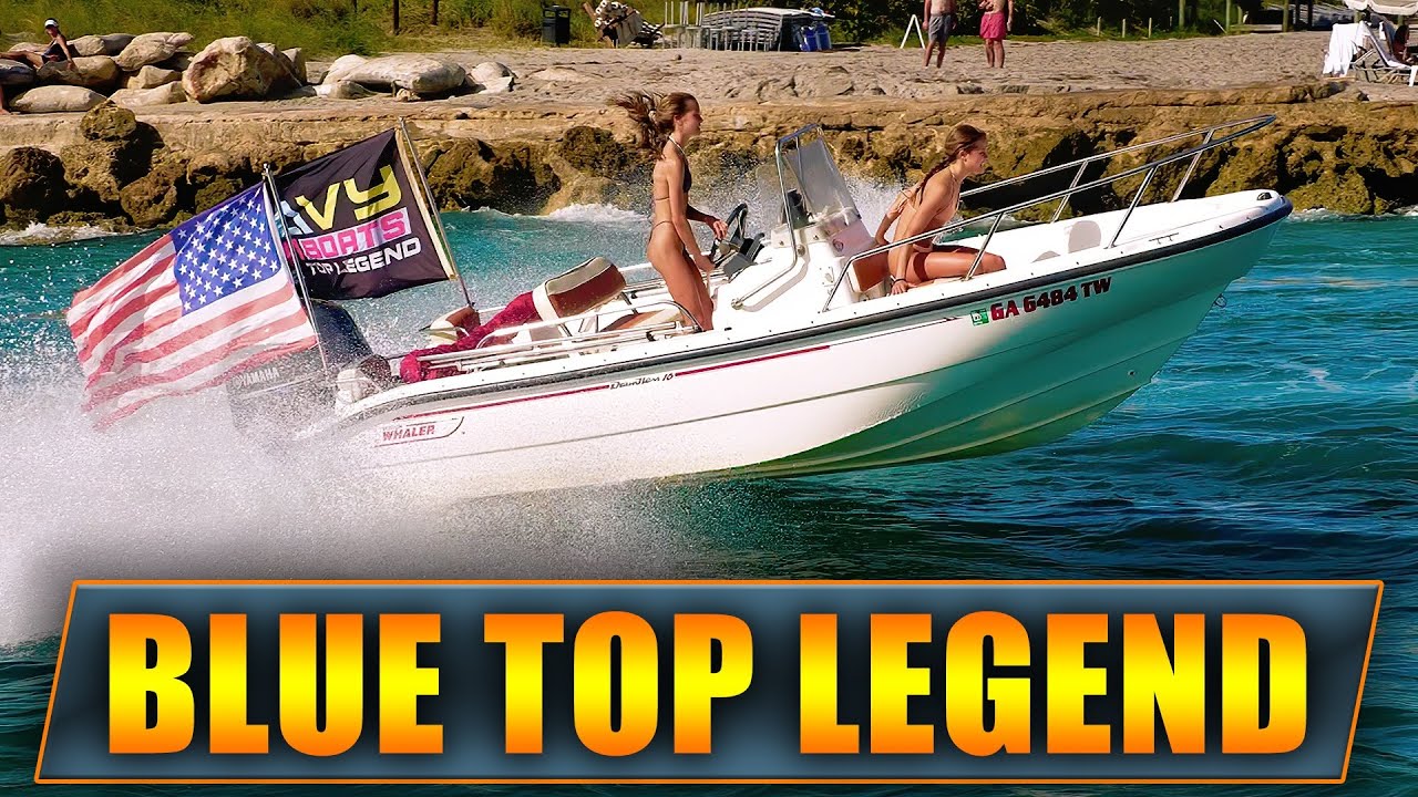 Blue Top Legend New Boat At Boca Inlet Haulover Inlet Wavy Boats