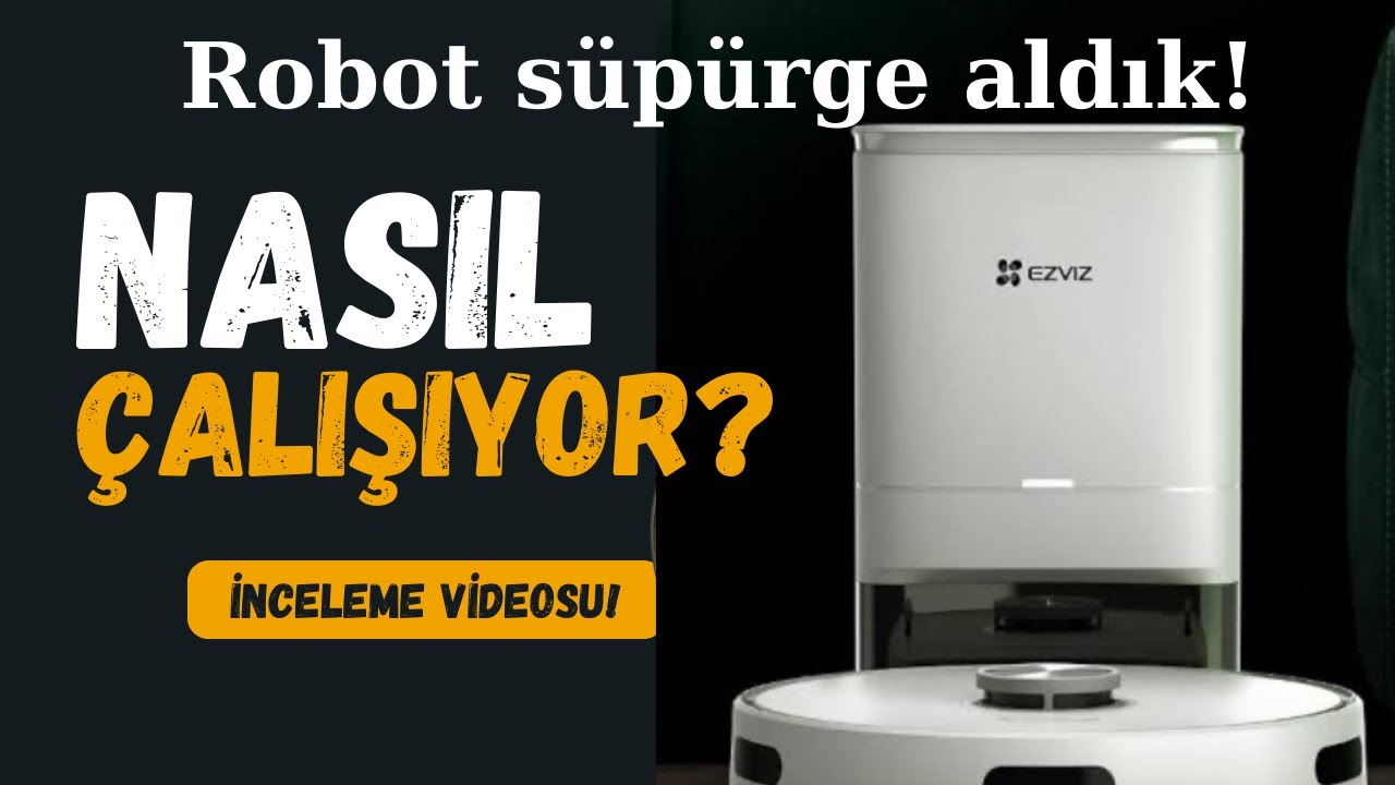 EZVIZ RE4 PLUS ROBOT SÜPÜRGE KUTU AÇILIMI📦İÇİNDE NELER VAR BÜTÜN EVİ ...