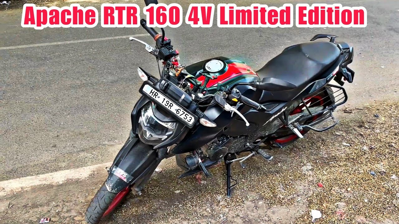 Apache RTR 160 4V LIMITED EDITION Full Detailed Review - YouTube