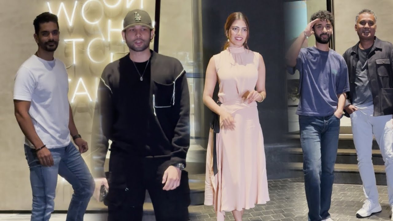 Yudhra Cast Raghav Juyal, Malvika Mohnan, Siddhant Chaturvedi At Yudhra ...