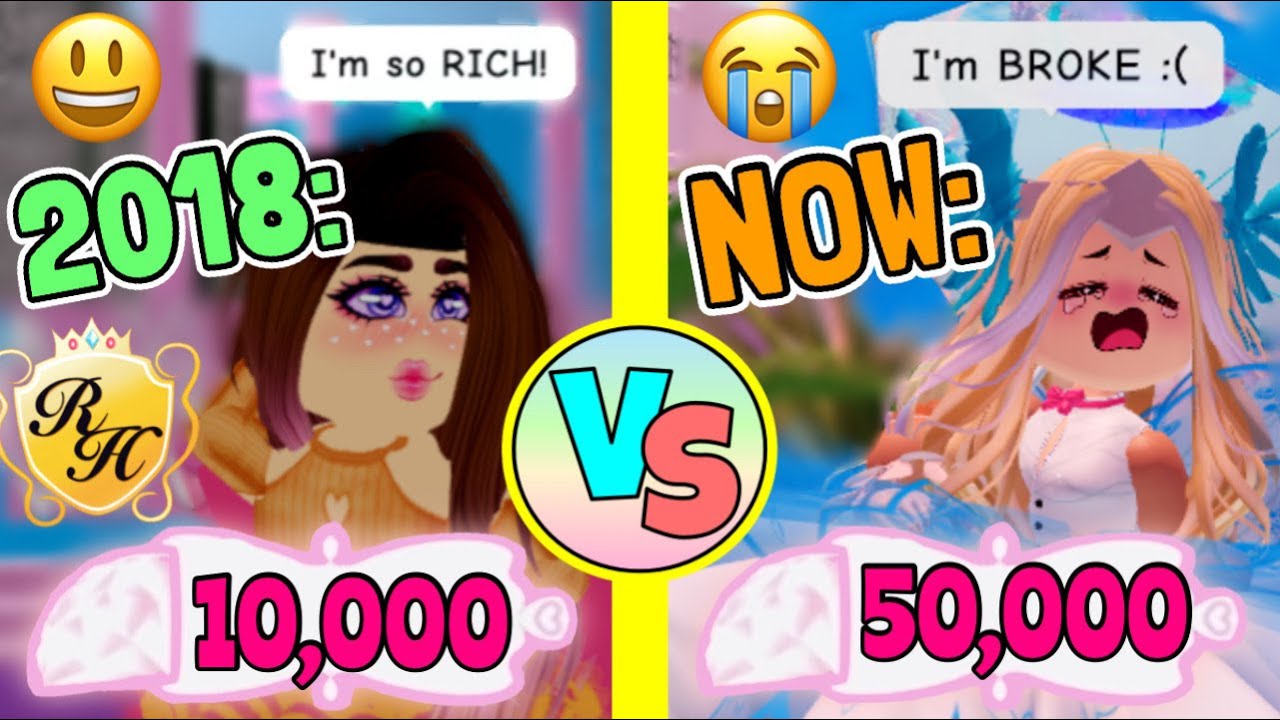 2018 VS Now in Royale High👑 ~Roblox - YouTube