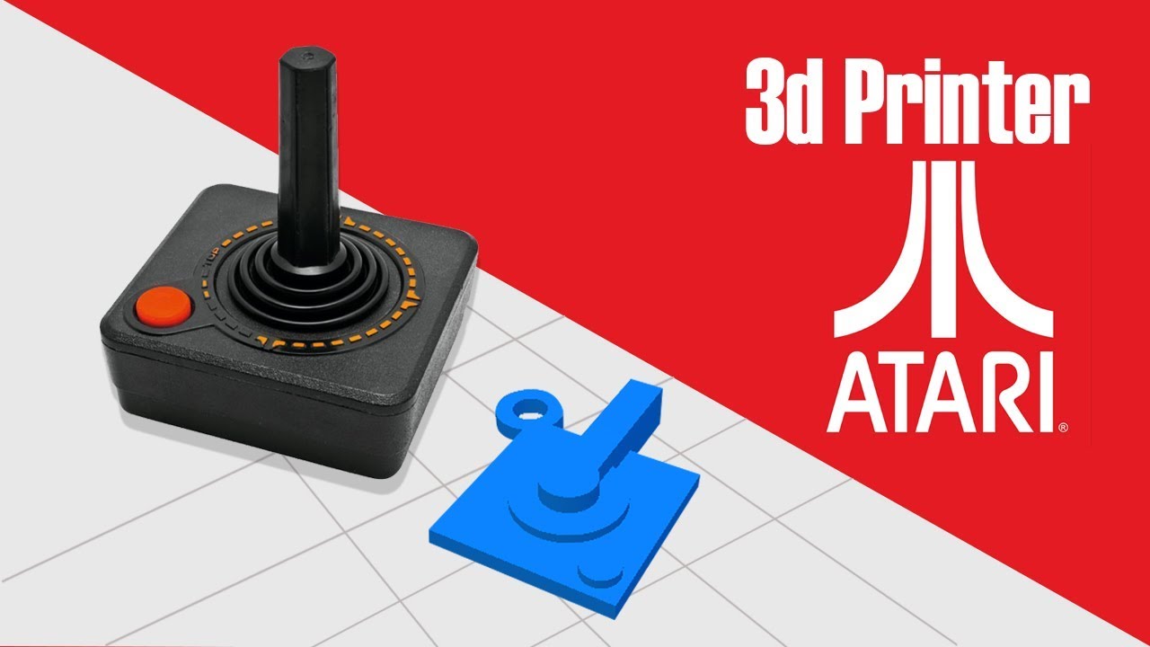 3D Printed Mini Atari Controller - YouTube