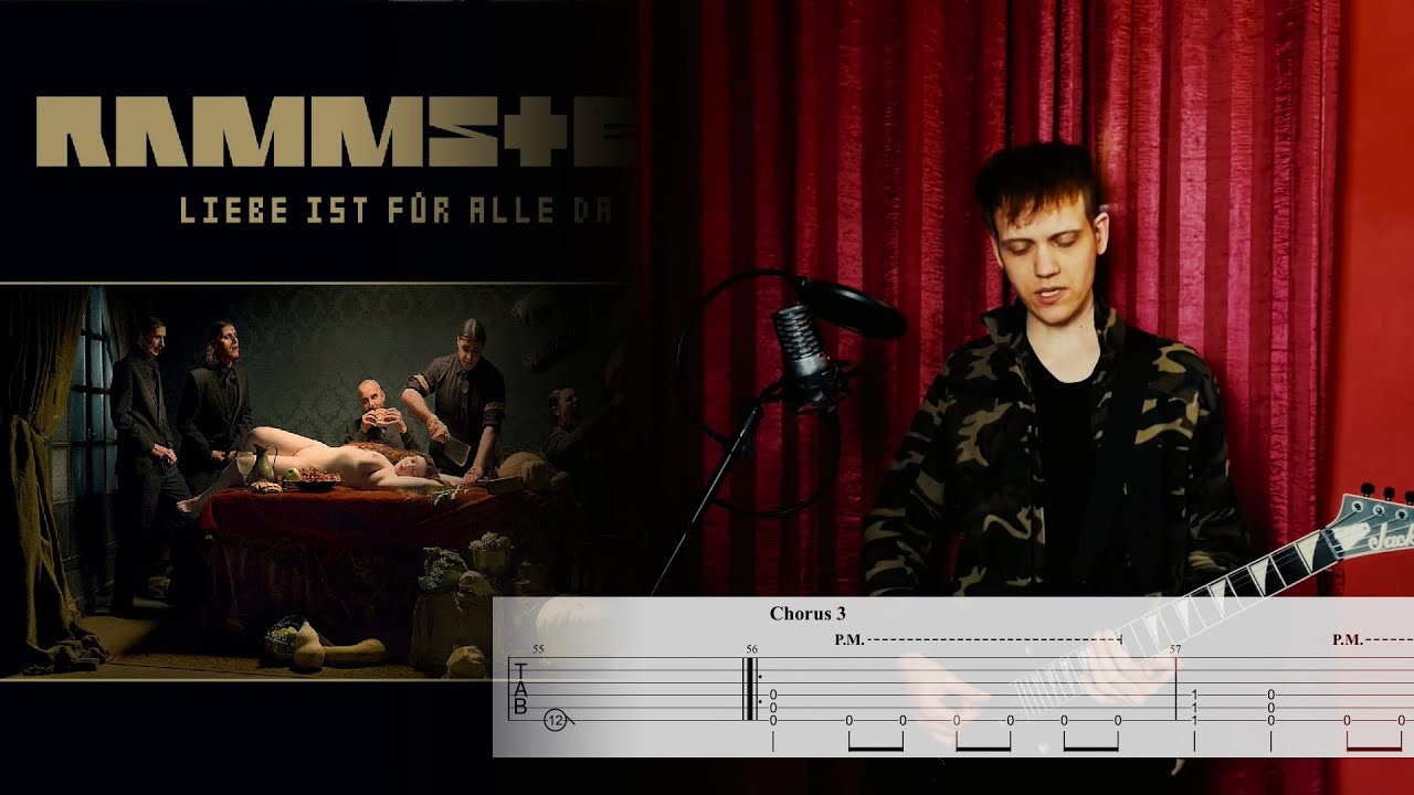 Rammstein : Waidmanns Heil Guitar Tab Tutorial - YouTube