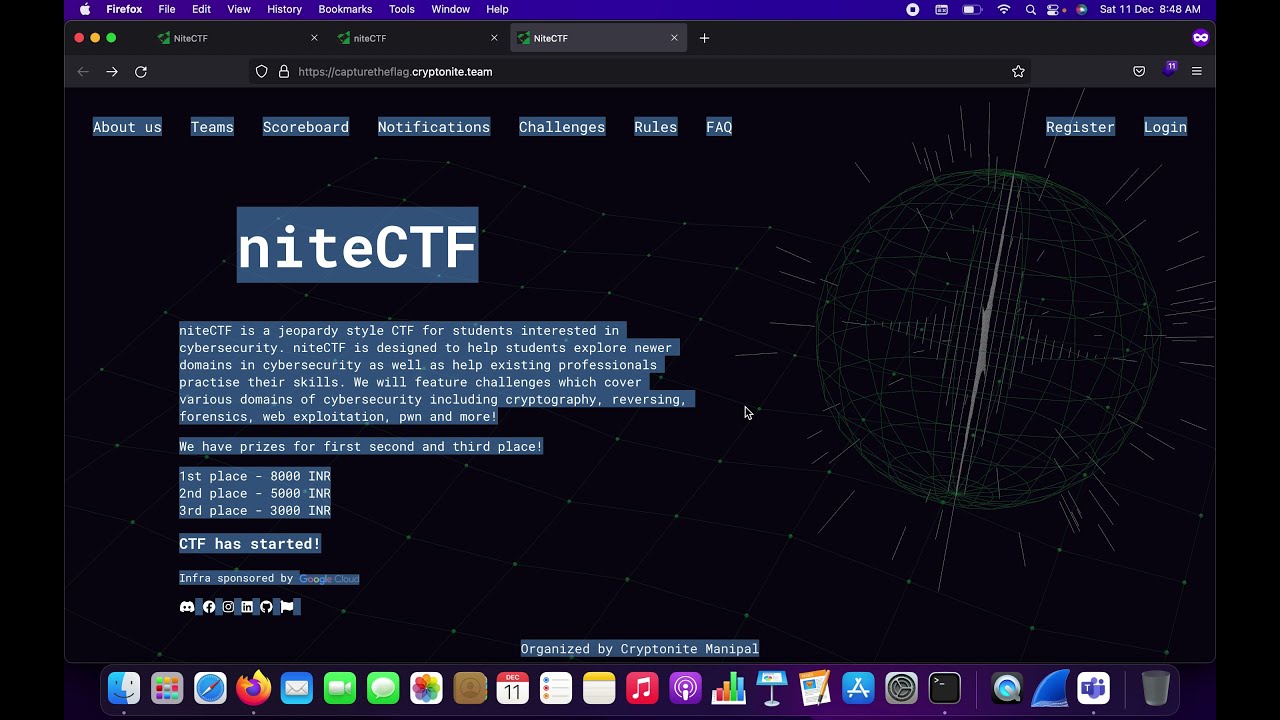 welcome To niteCTF | niteCTF | CTF For beginners - YouTube