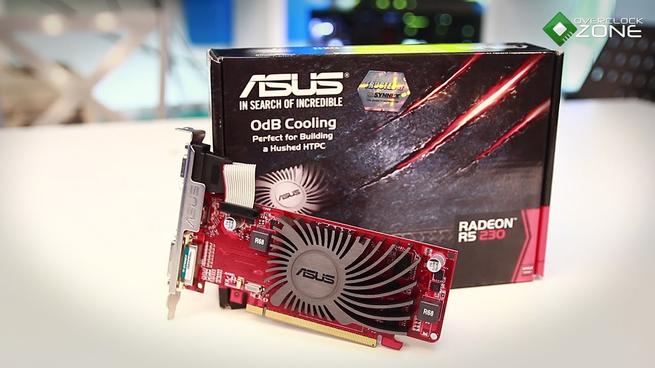 OverclockZone TV EP.605 : ASUS R5 230 Silent - YouTube