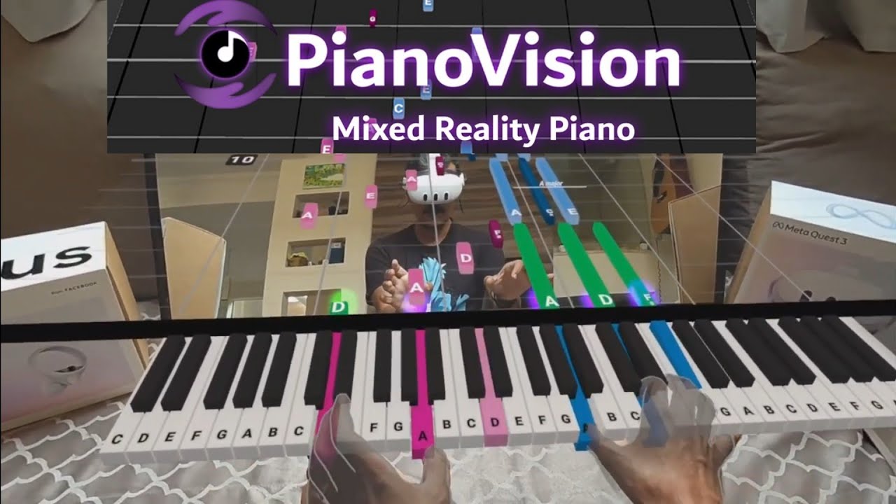 Meta Quest 3 | PianoVision - Piano em realidade mista - YouTube