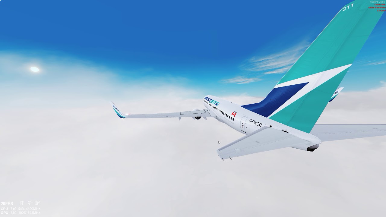 8700k Performance. Landing into CYVR with zero visibility. Rex Sky ...