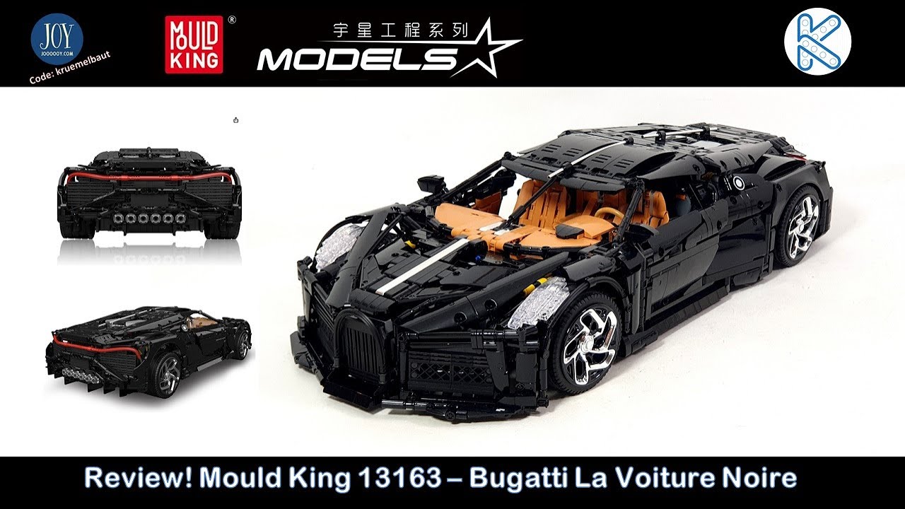 Show & Shine bei Mould King! Review 13163 Bugatti La Voiture Noire ...