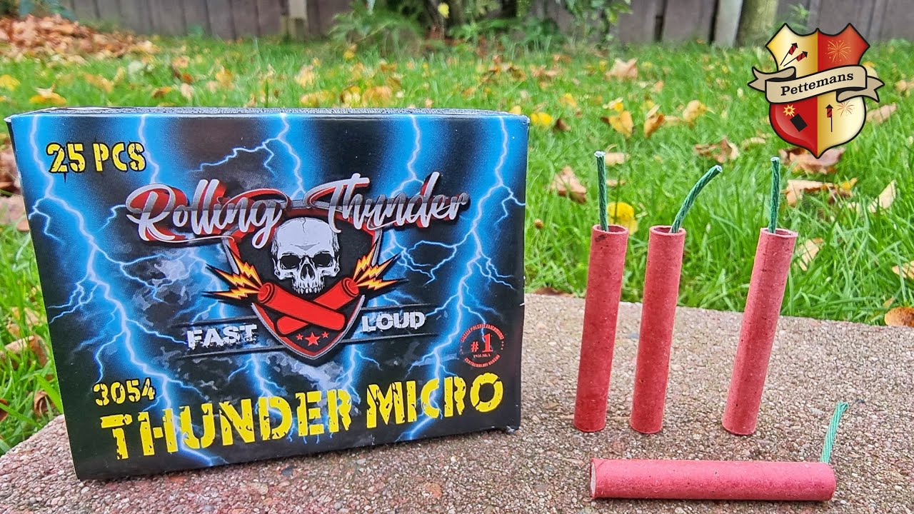 Thunder Micro - Rolling Thunder Mini Nitraat Vuurwerk - YouTube