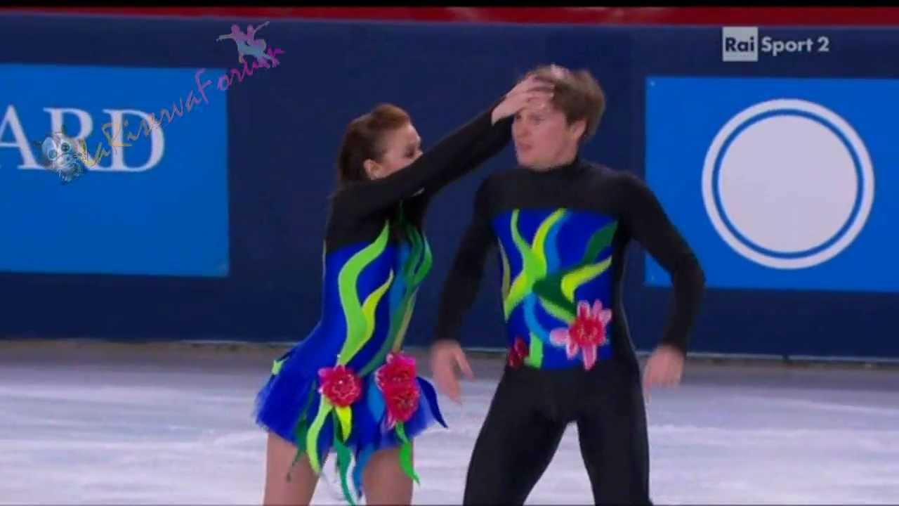 ISU Trophée BOMPARD 2012 -2/9- ICE DANCE SD - Julia ZLOBINA Alexei ...