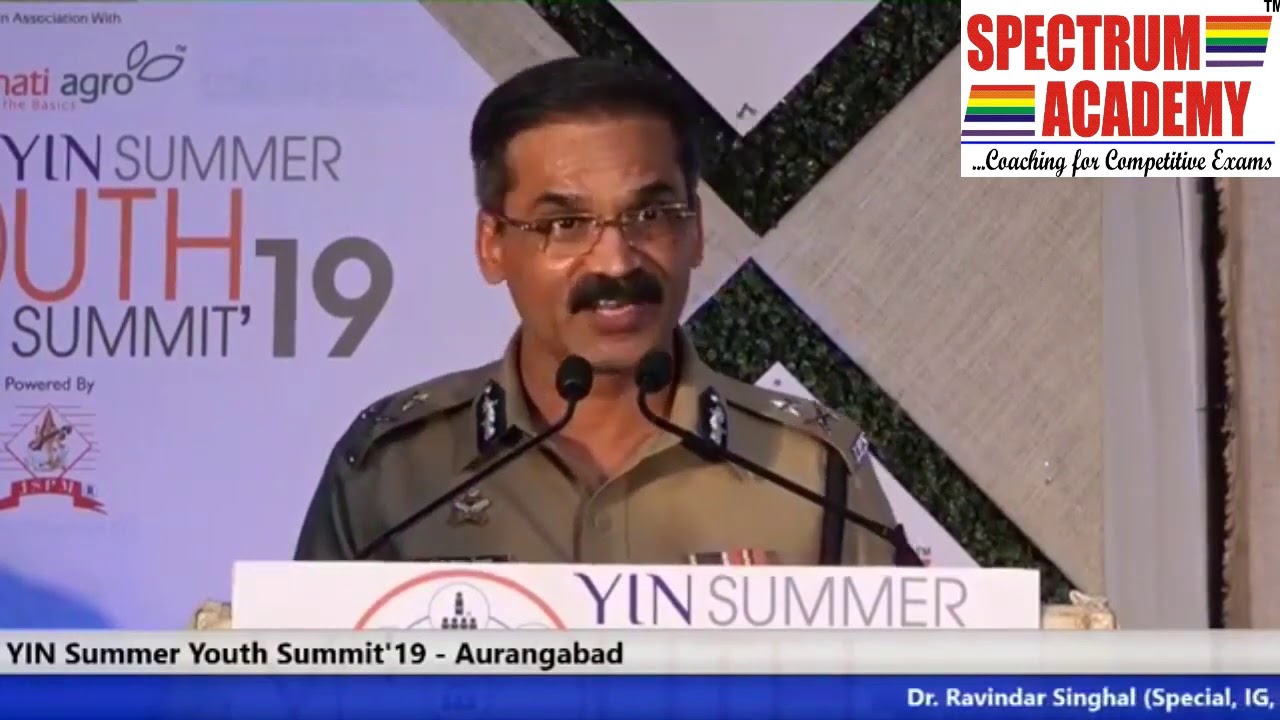 IPS officer speech Ravindra singhal. - YouTube