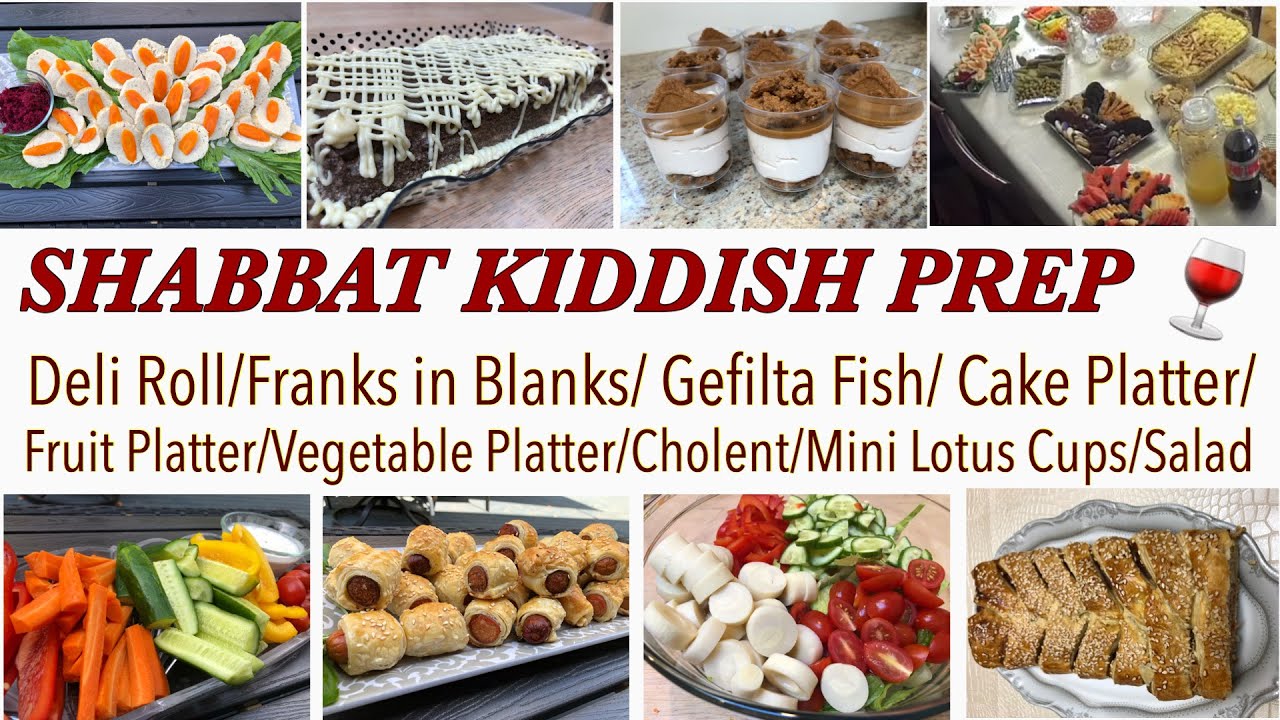 Shabbat Kiddish Prep|| Appetizers|| Potato & Lokshen Kugel|| Cholent ...