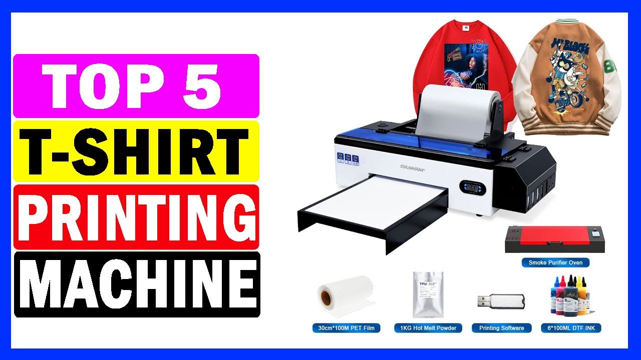 Best T shirt Printing Machines Of 2024 - YouTube
