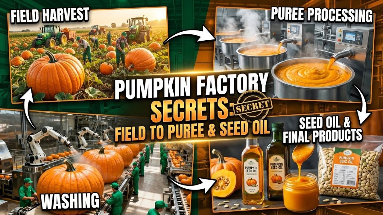 Factory Scope: Pumpkin Factory Secrets — Full Process from Field ...