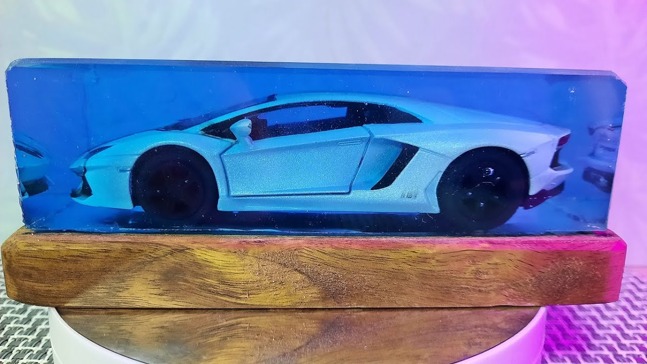 Epoxy resin, epoxy car DIY ideas Lambargini aventador\Ford F-150 - YouTube