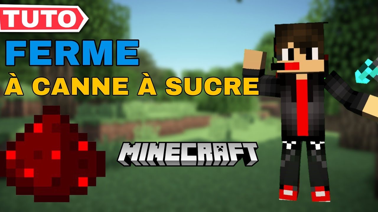 [TUTO] COMMENT CRÉE une FERME à CANNE à SUCRE ! MINECRAFT !🔥 - YouTube