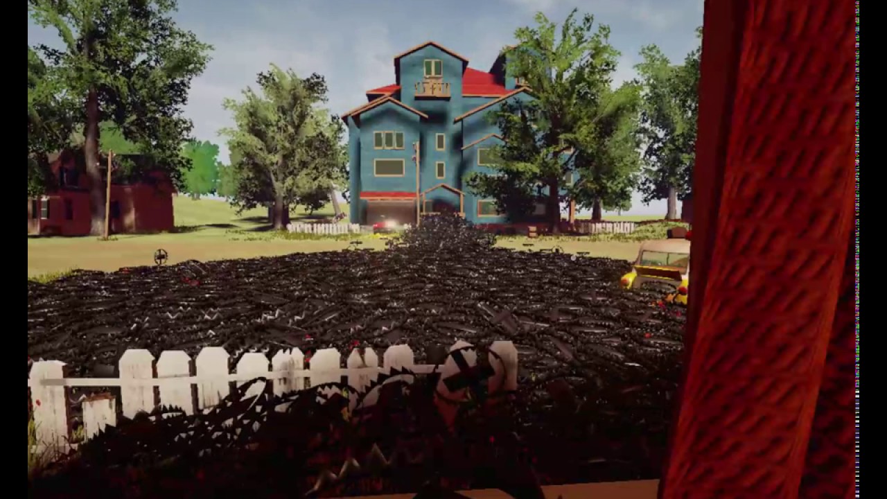 Hello Neighbor : World Record for most Bear Traps! (Infinite Bear Trap ...