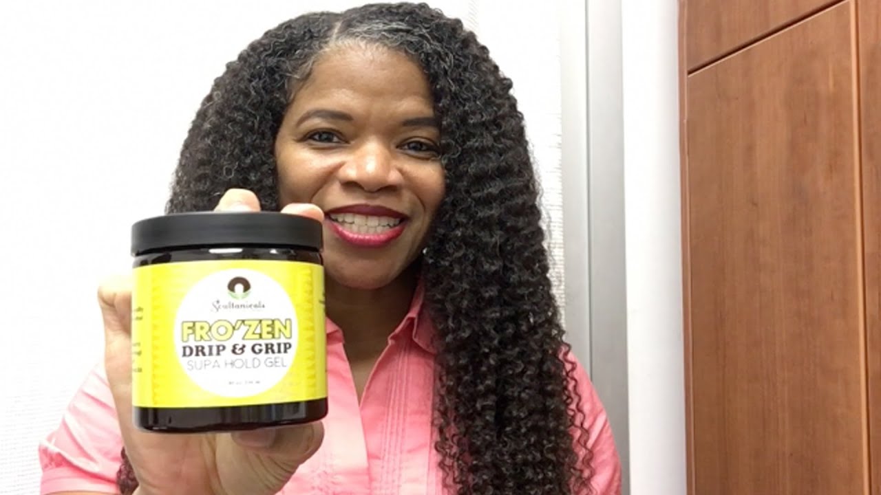 Soultanicals Fro'zen Drip & Grip Supa Hold Gel: Wash and Go - YouTube
