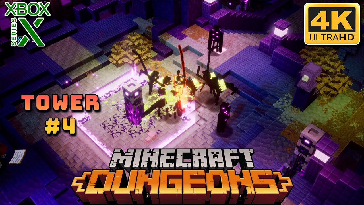 MINECRAFT DUNGEONS - TOWER #4 - BATTLE ARMY IN THE TOWER! - Xbox Series ...