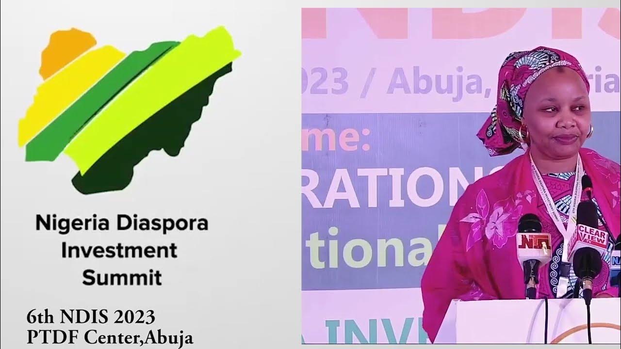 KHADIJAHSAAD ALIYU @ 6th Nigeria Diaspora Investment Summit - YouTube