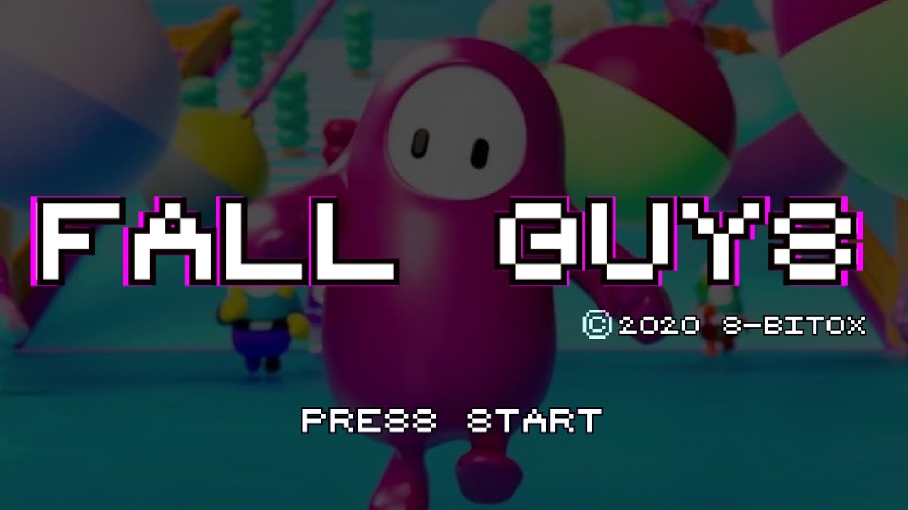 🦄🟣 FALL GUYS but it's 8 BITS (Everybody falls - Fall Guys Theme) - YouTube
