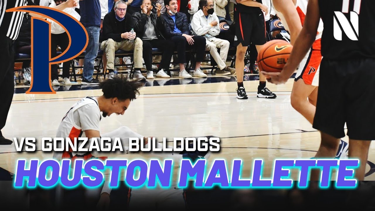 Houston Mallette Pepperdine Waves 25 PTS 4 REBS vs Gonzaga Bulldogs ...