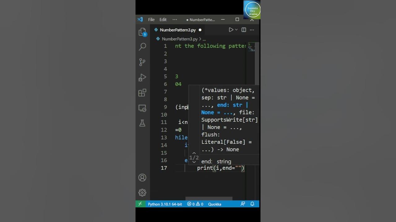 Printing Number Pattern In Python Pattern Coding Tut 5 shorts printing-number-pattern-in-python-pattern-coding-tut-5-shorts