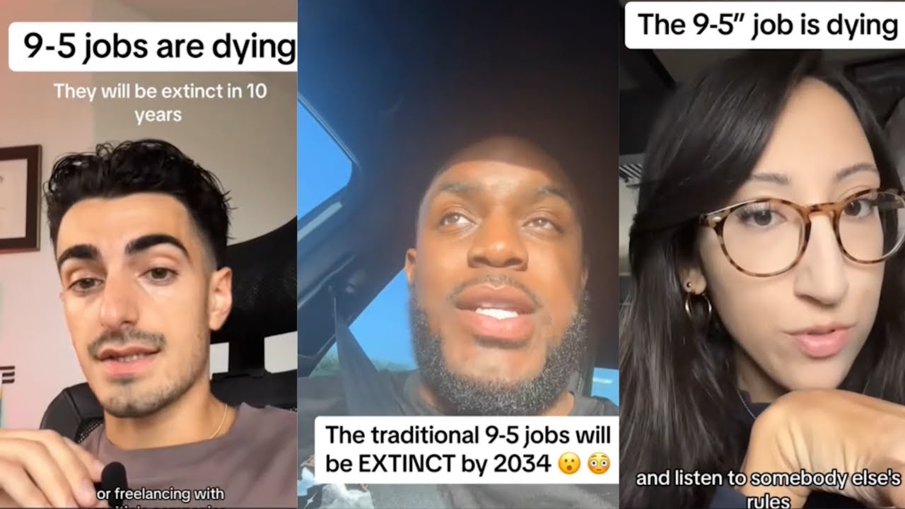 The 9 to 5 Job is dying! Traditional 9-5 jobs will be EXTINCT by 2034 ...