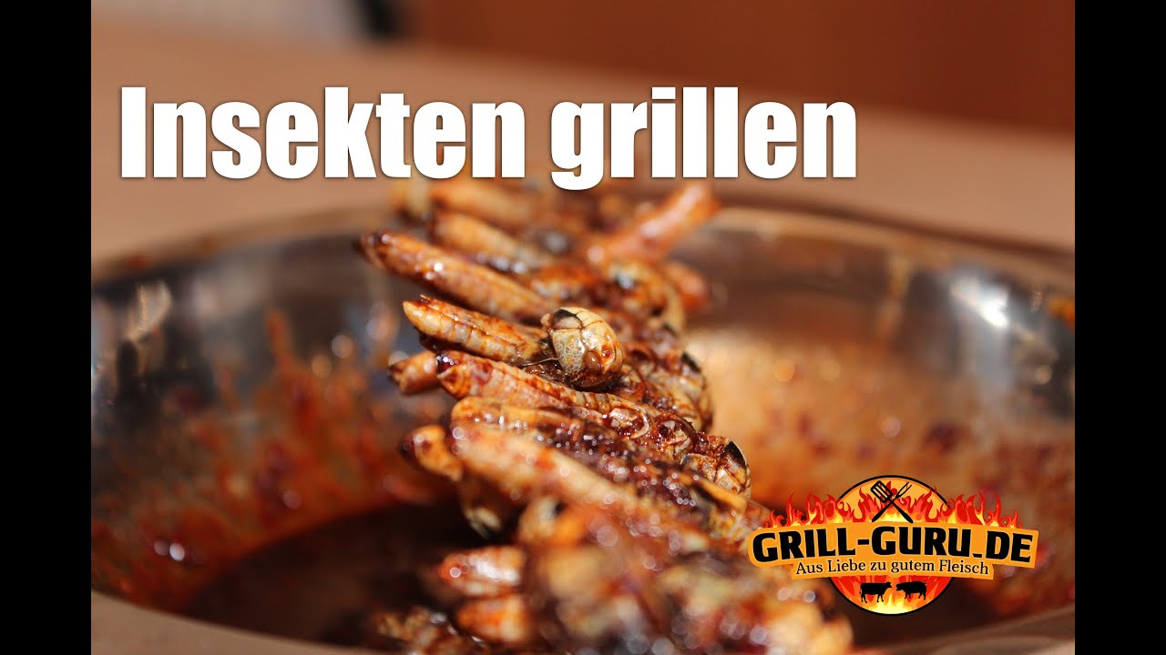 Folge #018 - Insekten grillen - grill-guru.de - YouTube