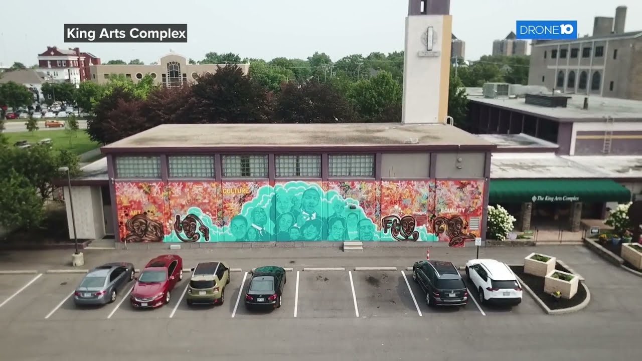 Drone 10: Murals in the King Arts Complex - YouTube