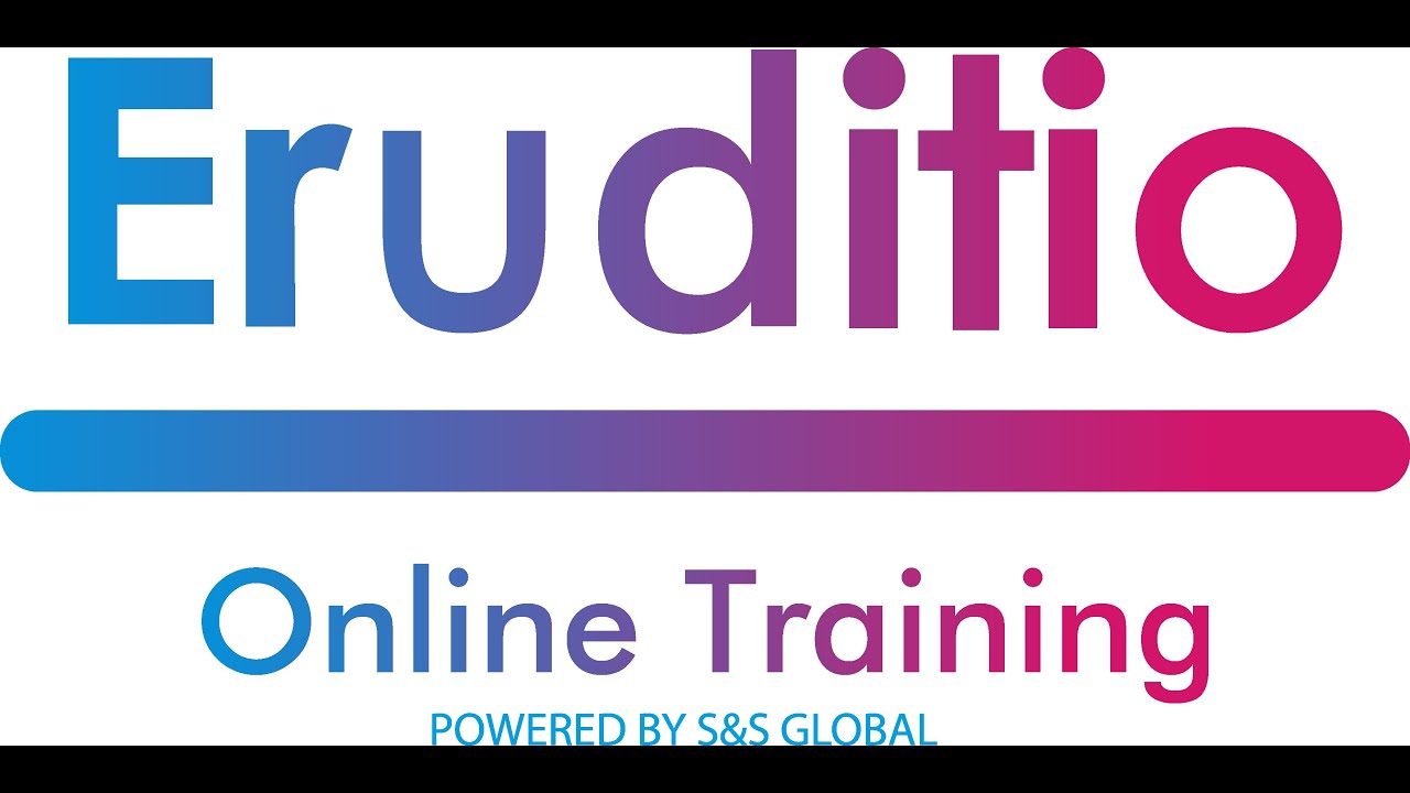 Eruditio Online Training - YouTube