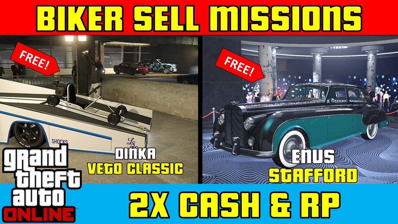 🔴2X CASH & RP ON BIKER SELL MISSIONS🔴 2x Cash & RP On MC Contracts ...