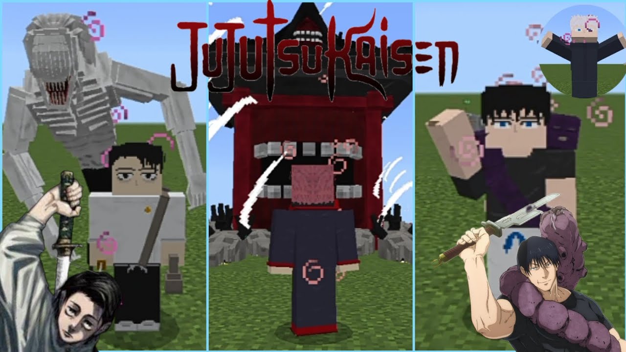 Jujutsu Kaisen Addon/Mod For Minecraft PE and Bedrock 1.20.41+ - YouTube