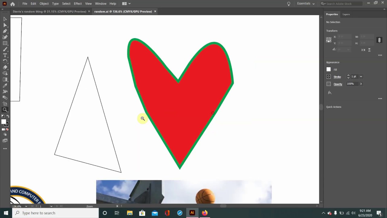 Illustrator Basics: Zoom tool, Hand tool, Selection and Direct ...