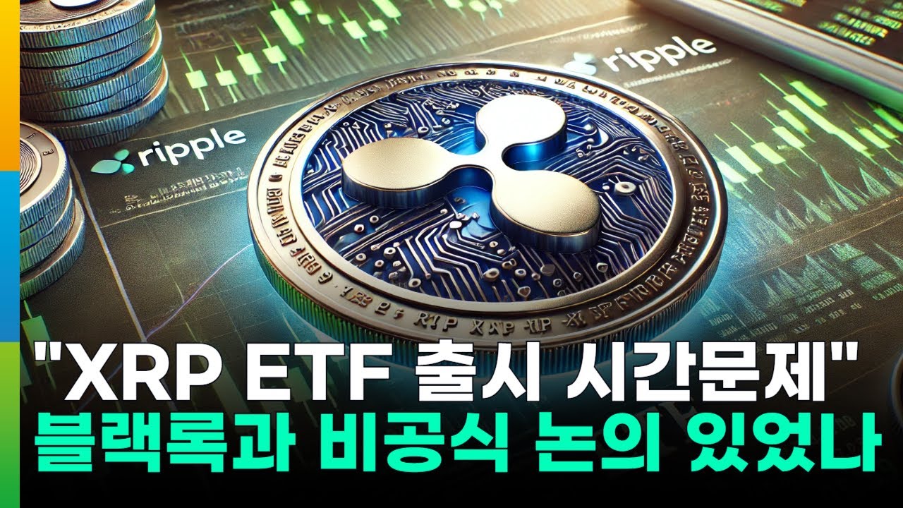 리플 CEO "XRP ETF 출시, 시간 문제"…블랙록 관련성 질문에 "합리적" - YouTube